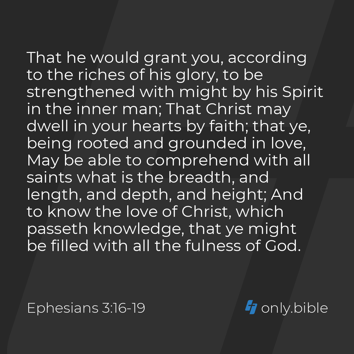 Ephesians 3 16 Inner Strength (Ephesians 3:14 19)