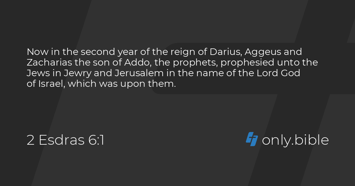 2 Esdras 6 / King James Version (with Apocrypha) | Bible Online