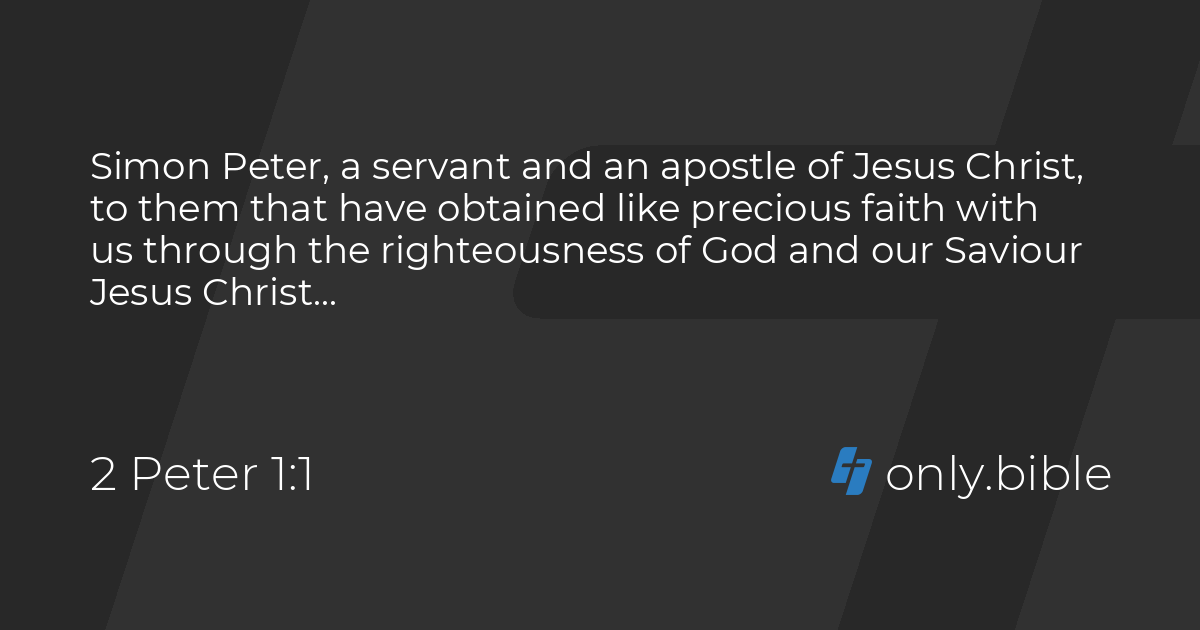 2 Peter 1 / King James Version (with Apocrypha) | Bible Online