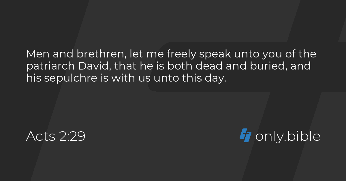 Acts 2 29 30 King James Version with Apocrypha Bible Online