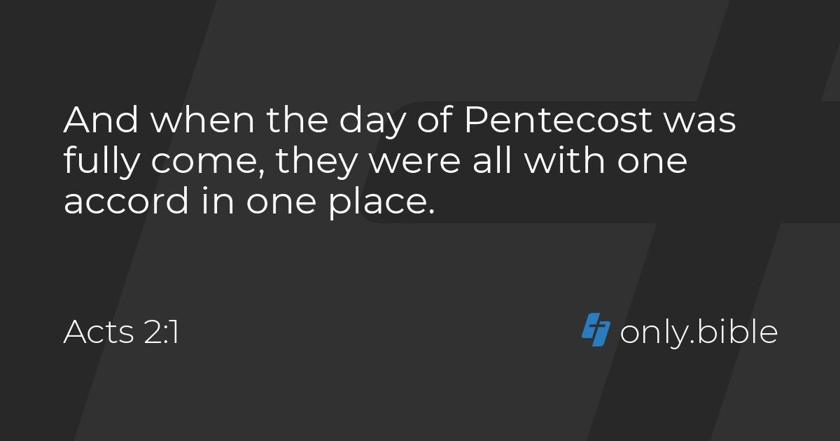 Acts 2 / King James Version (with Apocrypha) | Bible Online