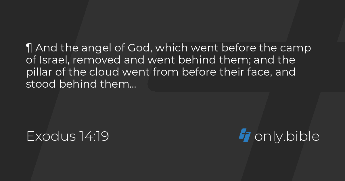 Exodus 14:19 / King James Version (with Apocrypha) | Bible Online