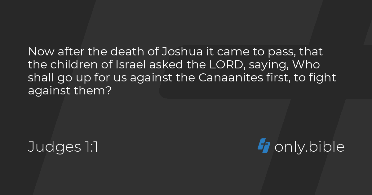 Judges 1 / King James Version (with Apocrypha) | Bible Online