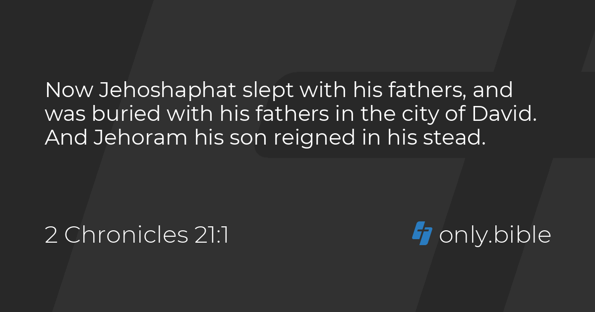 2 Chronicles 21 / King James Version (without Deuterocanon) | Bible Online