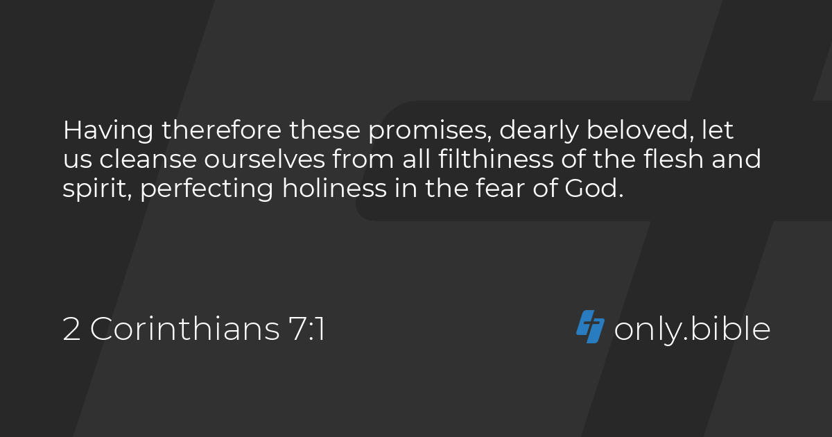 2 Corinthians 7 / King James Version (without Deuterocanon) | Bible Online