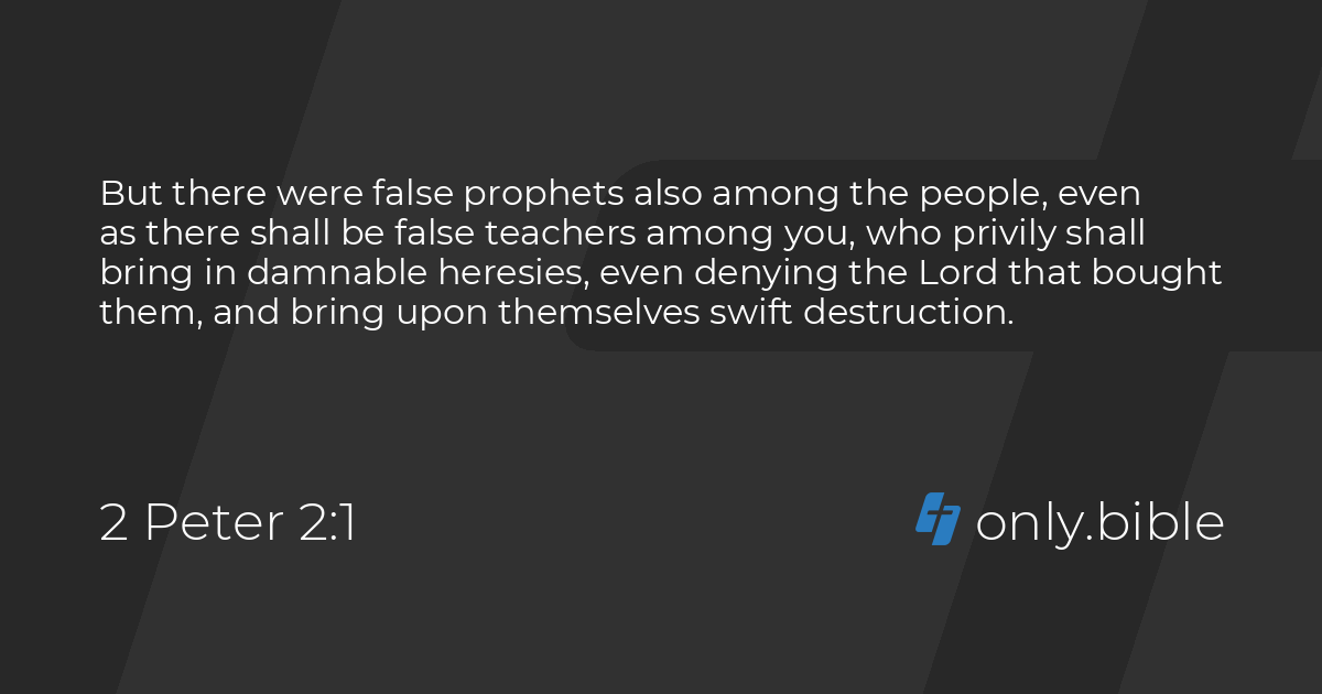 2 Peter 2 / King James Version (without Deuterocanon) | Bible Online