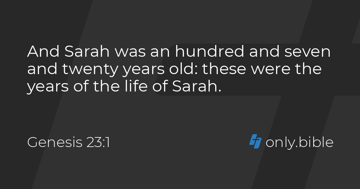 Genesis 23 / King James Version (without Deuterocanon) | Bible Online