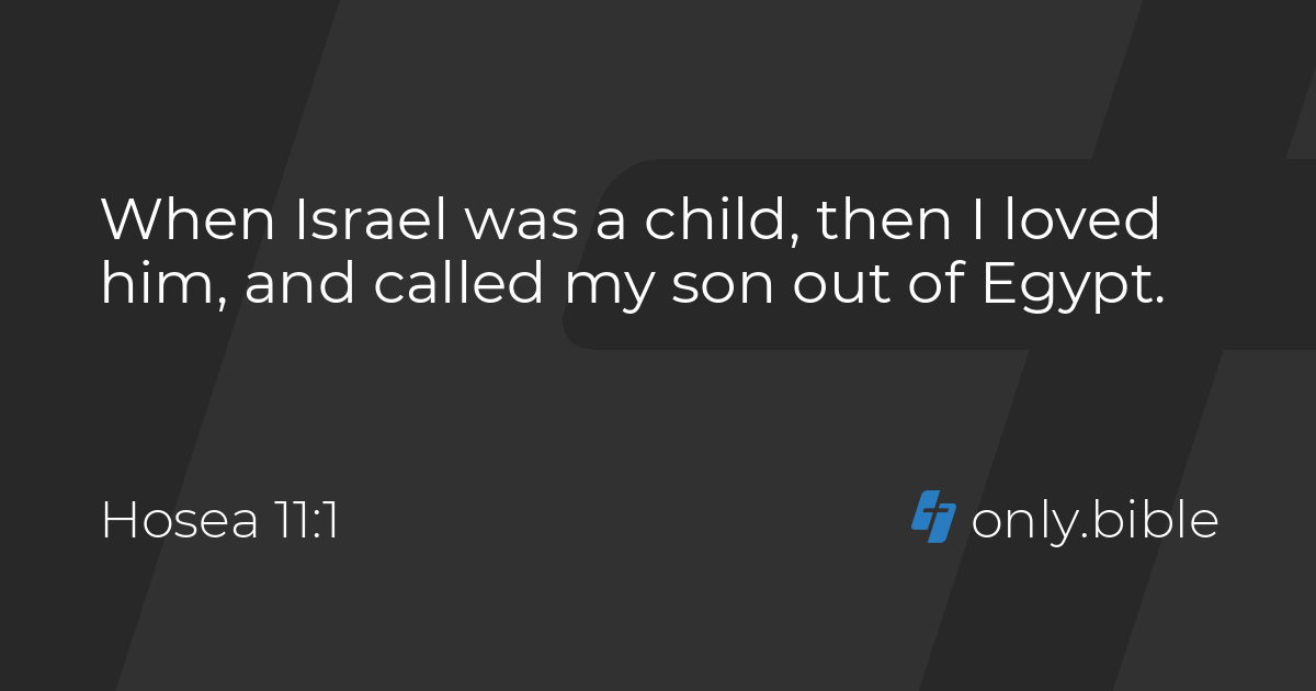 Hosea 11 / King James Version (without Deuterocanon) | Bible Online
