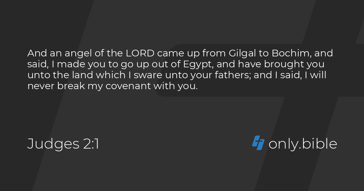 Judges 2 / King James Version (without Deuterocanon) | Bible Online