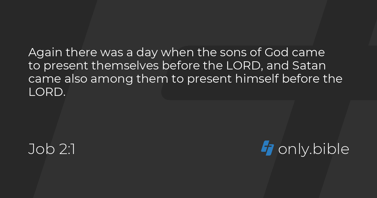 Job 2 / King James Version (without Deuterocanon) | Bible Online