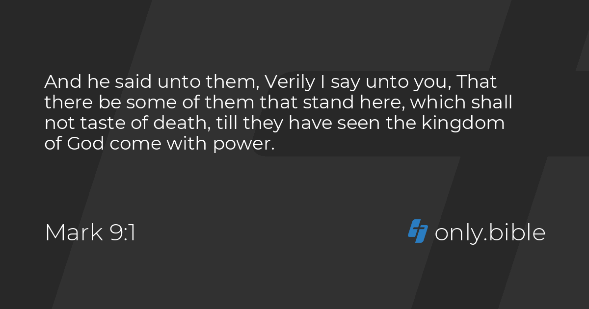 Mark 9 / King James Version (without Deuterocanon) | Bible Online