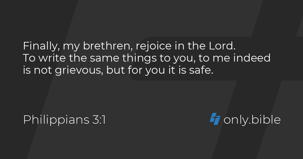 Philippians 3 / King James Version (without Deuterocanon) | Bible Online