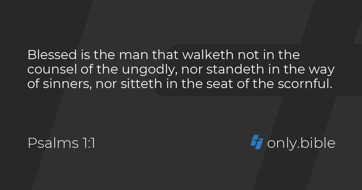 Psalms 1 / King James Version (without Deuterocanon) | Bible Online