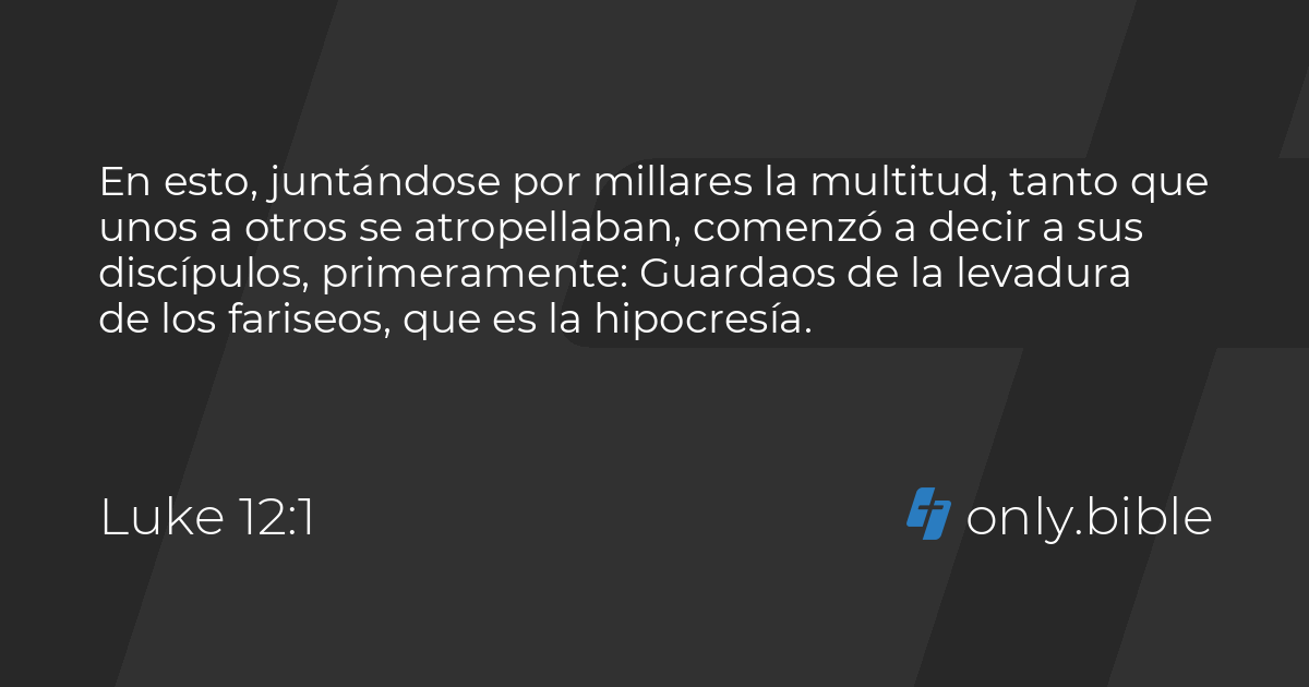 Luke 12 / Traducción al español | Bible Online